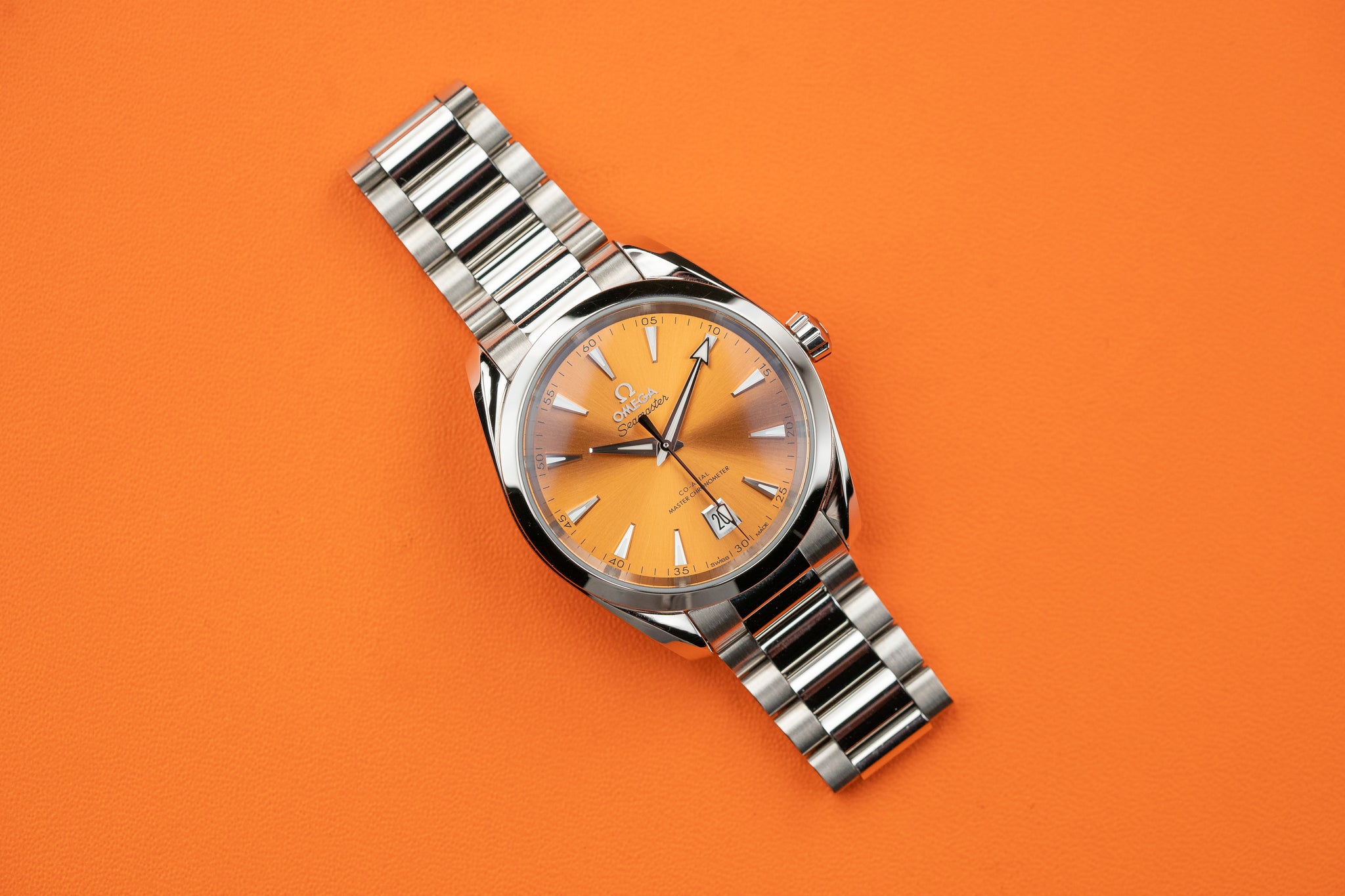 Omega Seamaster Aqua Terra Shades Co-Axial Master Chronometer Saffron