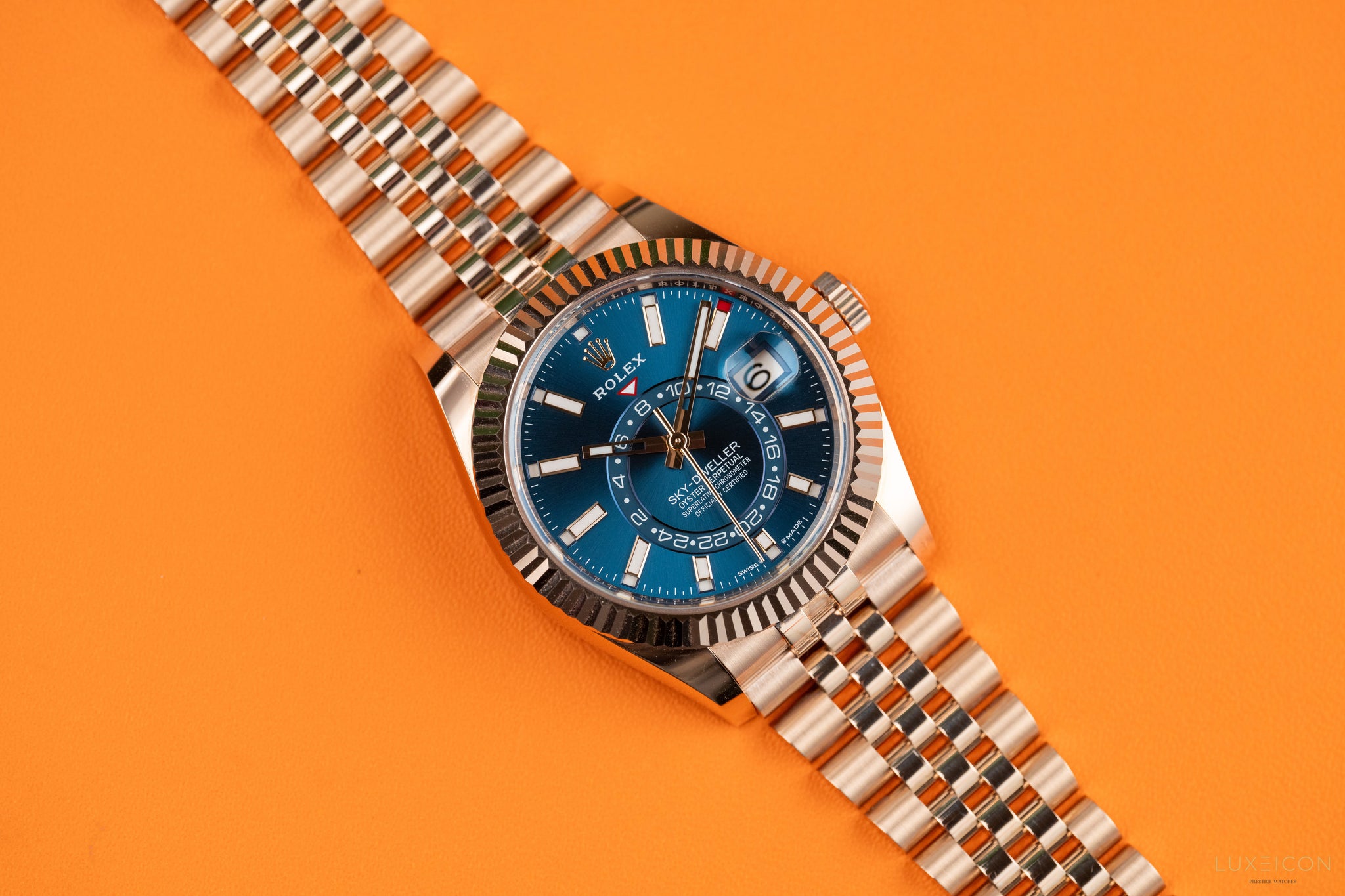 Rolex Sky-Dweller 336935 Rose Gold Blue Dial Jubilee 42mm 2024