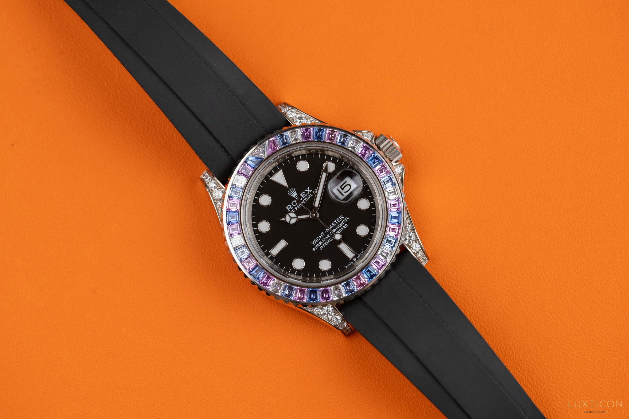Rolex Yacht-Master 40 off catalogue Gem-Set 126679SABR Cotton Candy 20